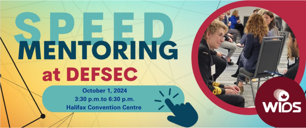 WiDS x WIA Canada Speed Mentoring Event at DEFSEC Atlantic Tuesday October 1 - WIA-Canada